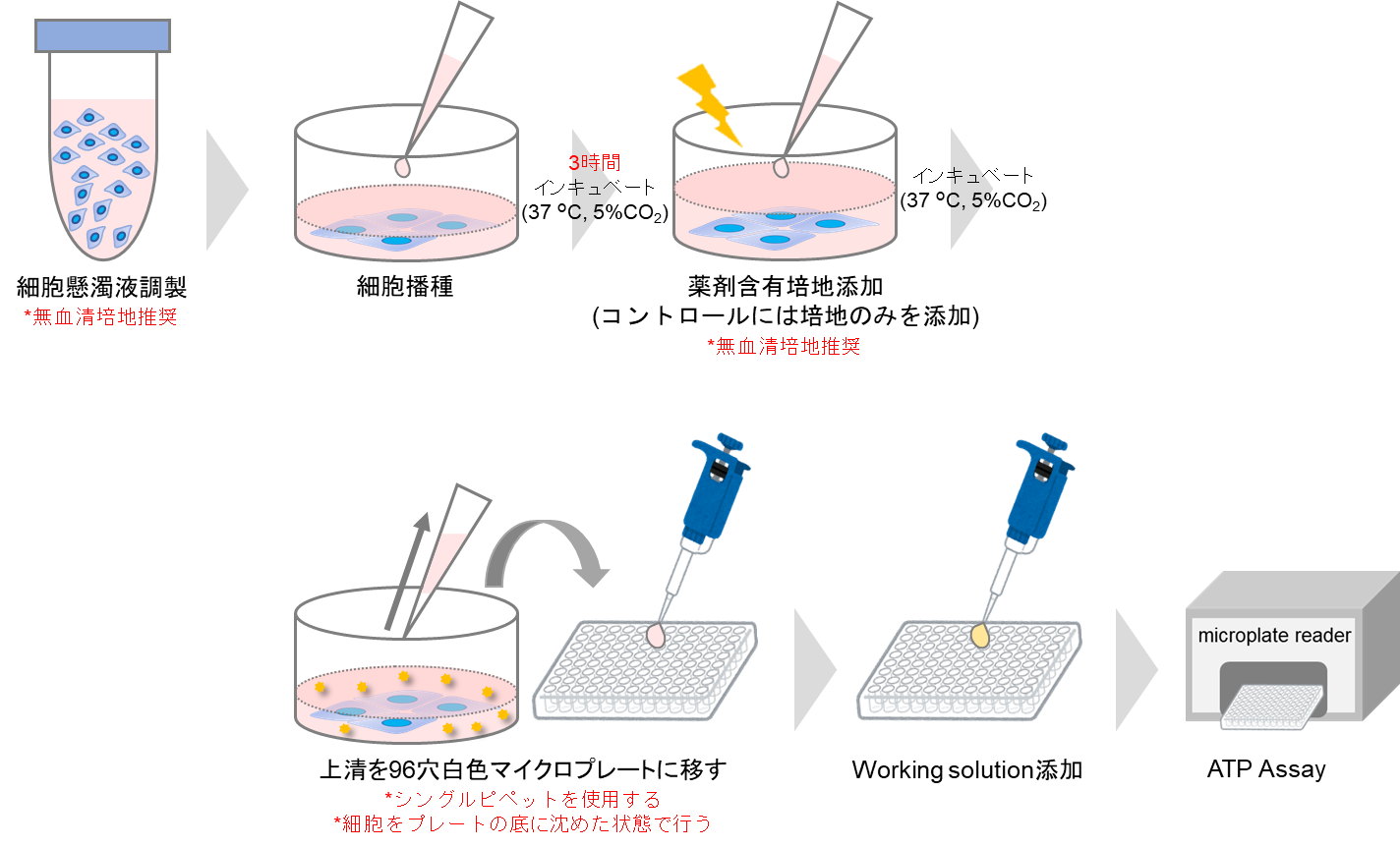 Extracellular ATP Assay Kit-Luminescence E299 取扱説明書 | DOJINDO